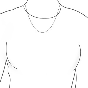 Bling Jewelry Classic Fine Thin 1 MM Strong Rolo Link Cable Chain Necklace for Women Men .925 Sterling Silver 18 Inch