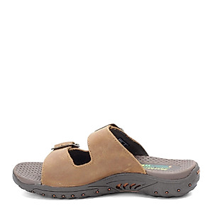 Skechers Women's Reggae-Jammin Sandal,desert crazyhorse,9 Extra Wide US