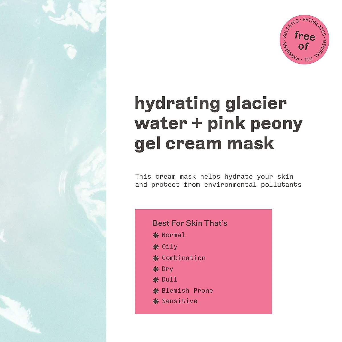 FREEMAN Facial Mask Variety Pack: Oil Absorbing and Anti Stress Clay, Detoxifying Charcoal Mud, Clearing Peel Off, Hydrating Gel Cream Beauty Face Masks, 6 count