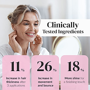 Kerotin Hair Thickening Spray with Keratin for Fine & Thin Hair Growth in Women, Heat Protectant, Repair Mist for Volume, Body & Shine, Diameter Booster, Natural, Sulfate & Cruelty Free, Made in USA