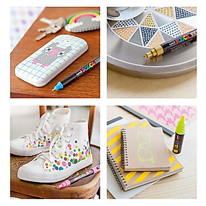 Posca Acrylic Paint Marker, Extra Fine, White