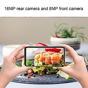 I14pro Max 4G Cell Phone, 6.1in IPS HD Screen, 4GB RAM 64GB ROM, Dual Card Dual Standby, 16MP Rear 8MP Front, 4000mAh Battery, Face Unlocked Android 11 Smartphone(Blue)