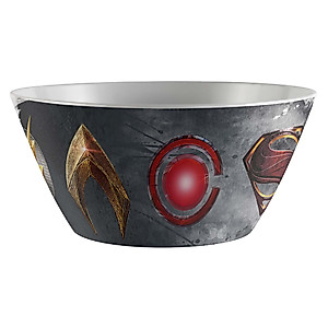 Zak Designs DC Comics Justice League Movie 6 Inch Plastic Soup Bowl 25 Ounces