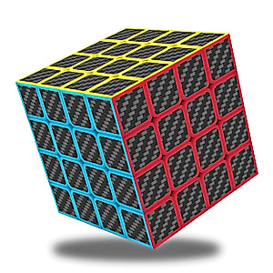 Classic Magic Cube Puzzle 4x4 - Premium Quality Brain Teaser Game for Kids and Adults - Enhance Spatial Awareness - Perfect for Education, Entertainment and Stress Relief…