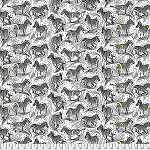 Linework Scrap Bag (Approx 2 Yards) by Tula Pink for Free Spirit DIY Quilt Fabric