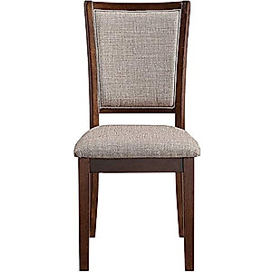 New Classic Furniture Amy 5-Piece Dining Table Set, Brown Cherry