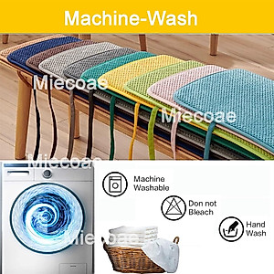 Chair Cushions for Outdoor Furniture, Garden Swing Seat Cushions Replacement Bench Cushions Bay Window Seat Cushion Bench Cushion Outdoor Bench Pads for Indoor Furniture Cushions(Deep Blue w1,190x45 c