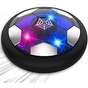 Kids Toys Christmas Stocking Stuffers Hover Soccer Ball, Rechargeable Air Soccer Indoor Fun Toys Birthday Gifts for Boys Girl Toddlers Age 3 4 5 6 7 8 Years Old