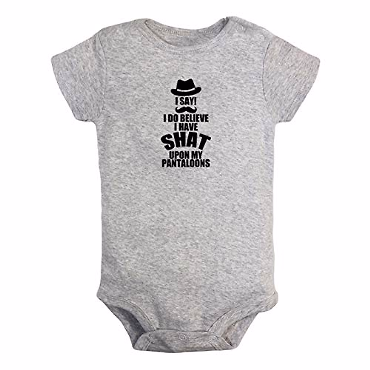 iDzn Pack of 2, You Ain't Cool Unless You Pee Your Pants & I Have Shat Upon My Pantaloons Funny Romper Baby Bodysuit Jumpsuit