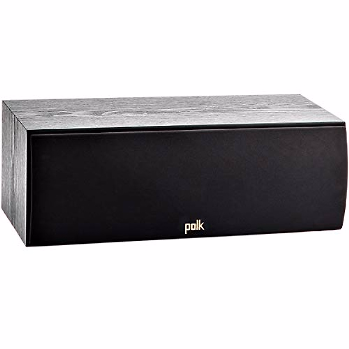 Polk Audio T30 100 Watt Home Theater Center Channel Speaker - Hi-Res Audio with Deep Bass Response | Dolby and DTS Surround | Single, Black