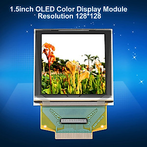 Tyenaza 1.5inch OLED Display Module, OLED Color Display Graphic Module SSD1351 Serial Peripheral Interface for MP3, Function Cellphone