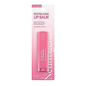 Neutrogena Revitalizing and Moisturizing Tinted Lip Balm with Sun Protective Broad Spectrum SPF 20 Sunscreen, Lip Soothing Balm with a Sheer Tint in Color Healthy Blush 20, .15 oz