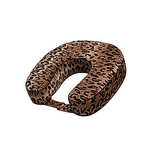 World's Best Cushion/Soft Memory Foam Neck Pillow, Leopard