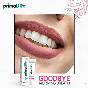 Primal Life Organics - Dirty Mouth Natural Alkalizing Toothpaste, Hydroxyapatite, Flavored Essential Oils, Natural Kaolin, Bentonite Clay, Colloidal Silver, Organic, Vegan (Bubblegum Flavor, 4oz)