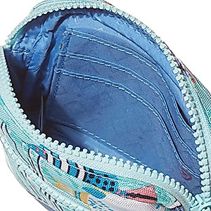 Vera Bradley Women's Recycled Lighten Up Reactive Convertible Belt Bag Sling Crossbody Bag, Paisley Wave Fish, One Size