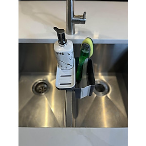 Sponge Holder for Kitchen Sink, Sponge Caddy, Dish Brush Holder, Kitchen Sink Caddy, Kitchen Accessories, kitchen sink sponge caddy, dish soap holder, Kitchen Sink Organizer, Sink Sponge Holder