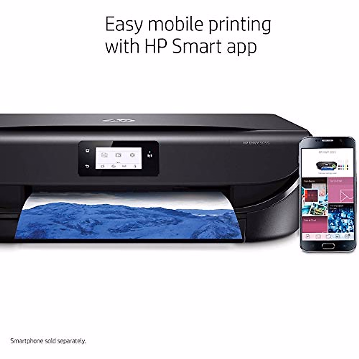 HP ENVY 5055 Wireless All-in-One Color Photo Printer, HP Instant Ink ...