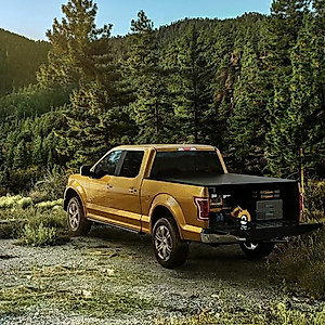 YITAMOTOR Soft Roll Up Truck Bed Tonneau Cover Compatible with 2015-2024 Ford F-150 5.5 ft Bed