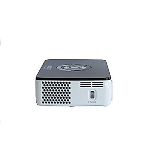 AAXA Technologies P300 Pico Projector with Rechargeable Battery - Native HD resolution with 500 LED Lumens, For Business, Home Theater, Travel and more (KP-600-01)