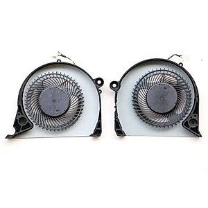 New Laptop CPU and GPU Cooling Fan for Dell inspiron 15 7577 7588 G5 15 5587 G7 7577 7588, Vostro 15-7580 7570 P71F P72F DFS2000054H0T FJQS DFS541105FC0T FKJF DC 5V 0.5A 4-pin(Two Fans)