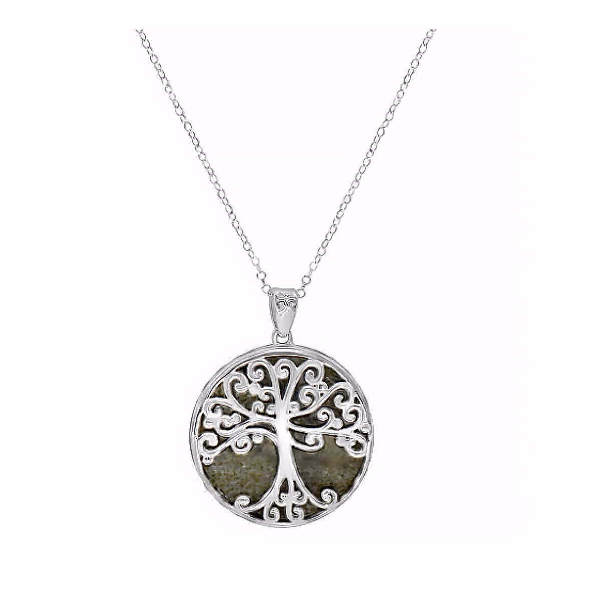Irish Connemara Marble Tree of Life Pendant 70036