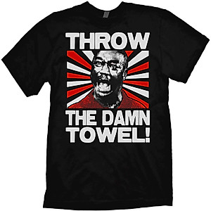 Jared Swart Artwork & Apparel Throw The Damn Towel! T-Shirt Black