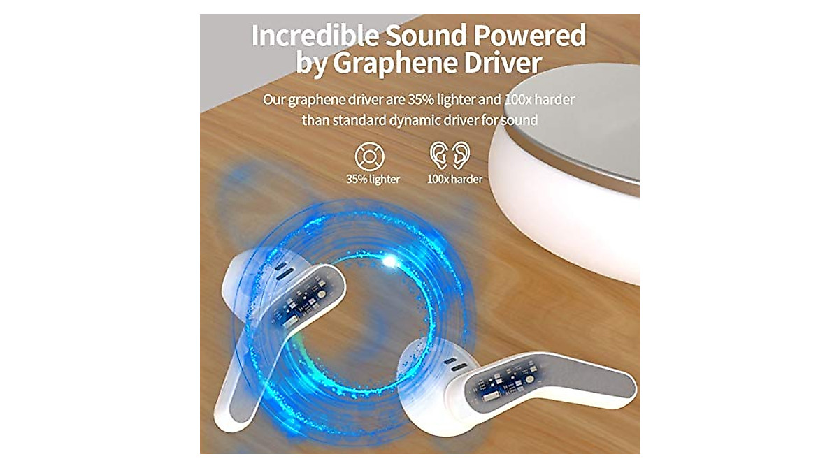 JINDI True Wireless Earphones - Fast, Ergonomic Sound