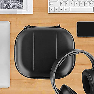 Geekria Shield Headphones Case Compatible with Skullcandy Crusher ANC, Crusher Evo, Hesh ANC, Hesh Evo Case, Replacement Hard Shell Travel Carrying Bag with Cable Storage (Black)