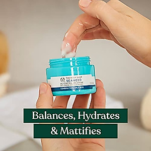 The Body Shop Seaweed Oil-Control Gel Cream – For Combination & Oily Skin – Hydrates, Balances & Mattifies – Vegan – 1.7 oz