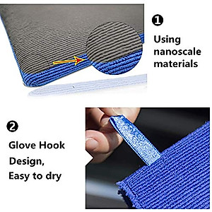 Car Clay Mitt, Car Clay Bar Mitt, Surface Prep Mitt, Finish Clay Bar Mitt Wash Mitt Clay Eraser Mitt for Car Detailing and Polishing Clay Bar Tool (1 Piece)