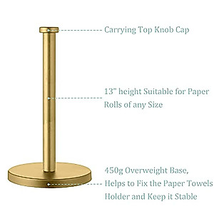Paper Towel Holder, Gold Paper Towel Holder, Paper Towel Holder Countertop, Paper Towel Holder Gold, Paper Towel Holder Countertop Gold, Kitchen Paper Towel Holder.