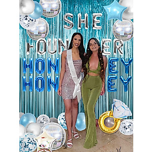JeVenis She Found Her Honey Honey Sign Balloons Mamma Mia Bachelorette Party Decorations Last Disco Bachelorette Party Decorations Retro 70s Bridal Shower Decorations