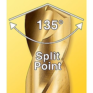 IVY Classic 04105 135 Degree Split Point Cobalt Steel Drill Bit Set, 5/64"