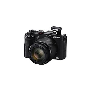 Canon PowerShot G3 X Digital Camera w/ 1-Inch Sensor and 25x Optical Zoom - Wi-Fi & NFC Enabled (Black)