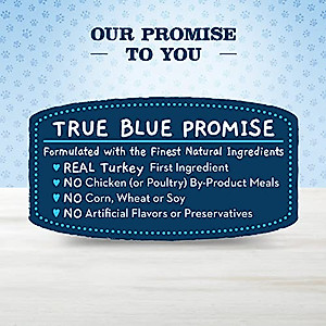 Blue Buffalo Baby BLUE Healthy Growth Formula Grain Free High Protein, Natural Puppy Wet Dog Food, Turkey and Potato Recipe 12.5-oz Cans (Pack of 12)