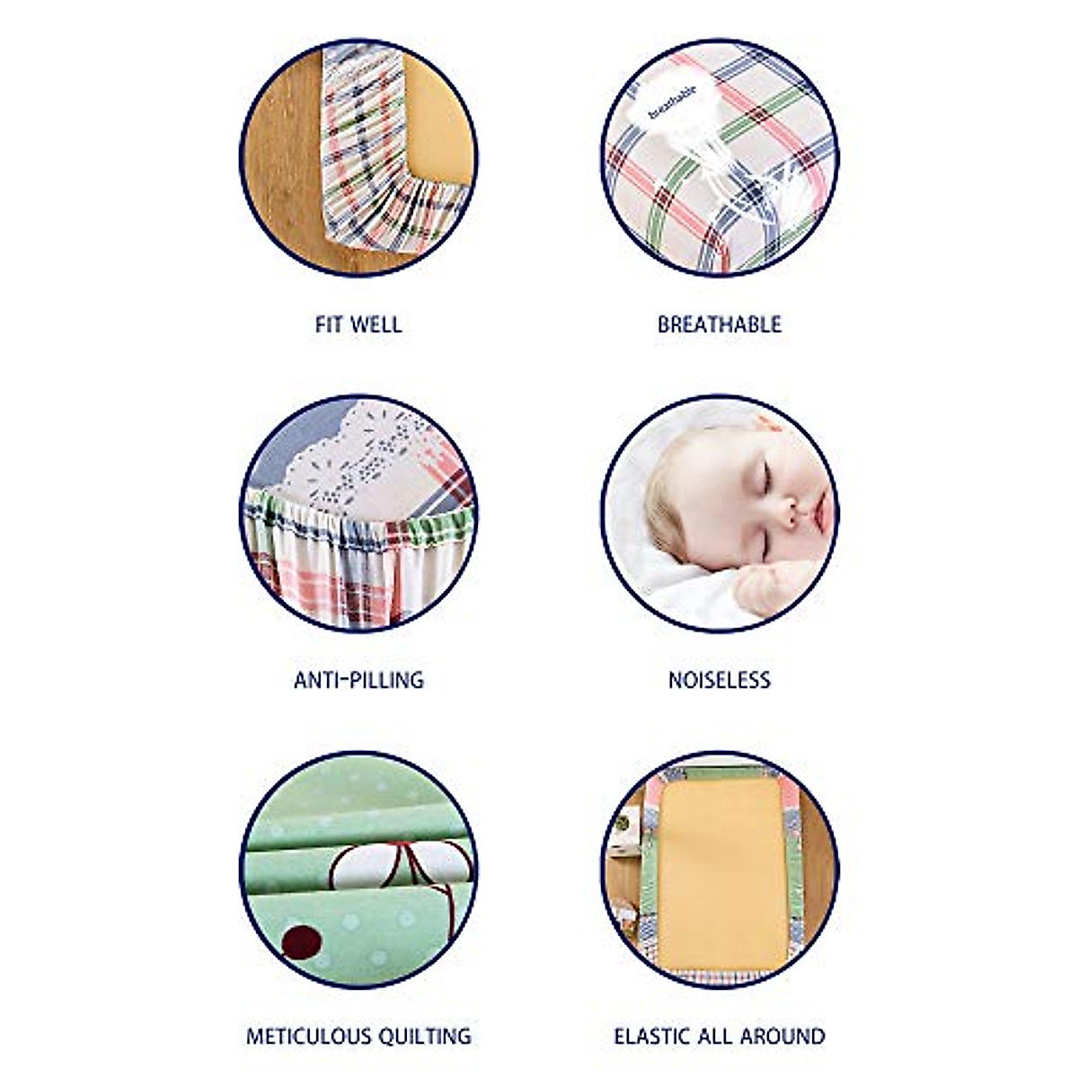 Erosebridal Tie Dye Bedding Set Deep Pocket Ethnic Folk Sheet Set for Kids Boys Girls Adult Teens Bohemian Gypsy Fitted Sheet Hazy Forms Bed Cover Lightweight Brushed Decorative Room Full Size