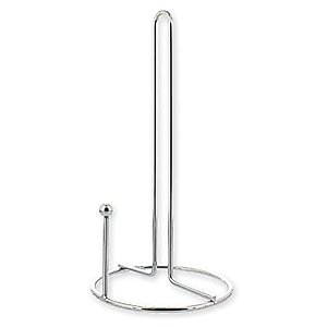 Countertop Paper Towel Holder for Kitchen, Stainless Steel Holder for Modern Home Décor (6 x 12 In)