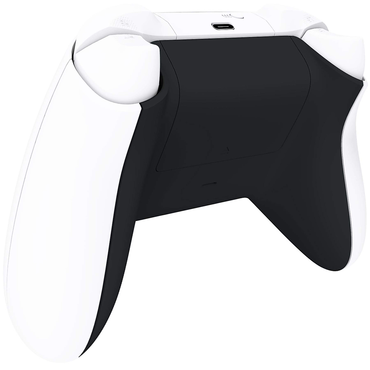 eXtremeRate Custom Back Cover Shell for Xbox Core Wireless Controller, Black Replacement Controller Battery Cover & Bottom Shell for Xbox Series X & S Controller [Controller NOT Included]