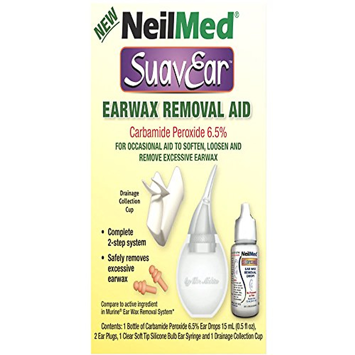 NeilMed Suavear Ear Wax Removal Aid, 0.20 Pound