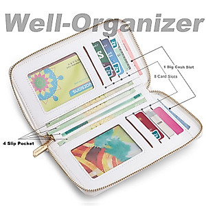 Valentoria Small Crossbody Bag Cell Phone Purse Wallet Leather Card Slot Clutch for Women