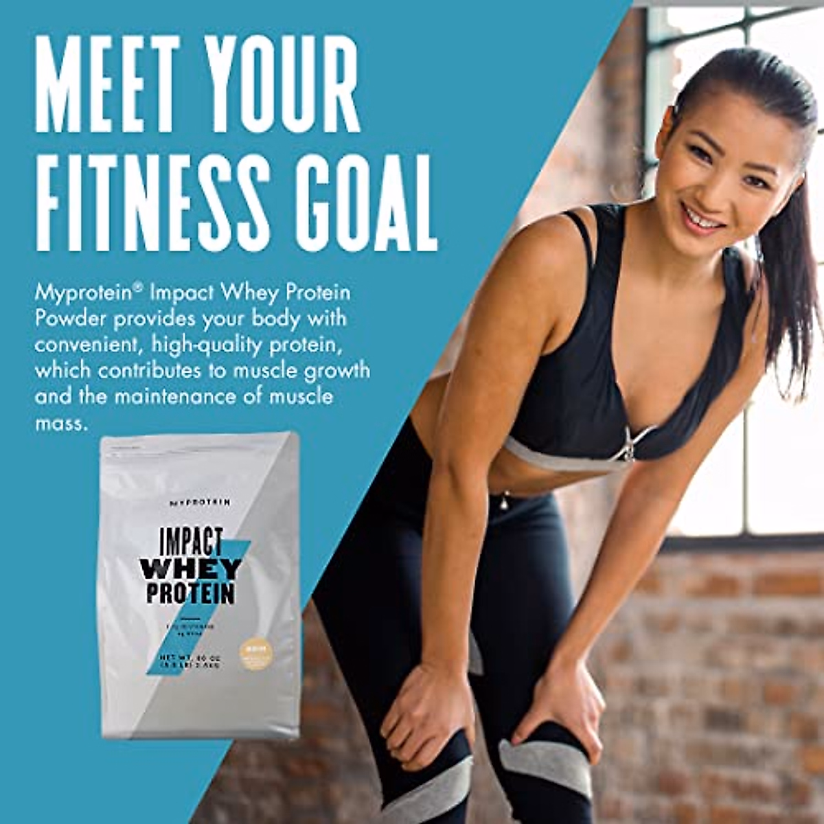 Myprotein® Impact Whey Protein Powder, Mocha, 5.5 Lb (100 Servings)