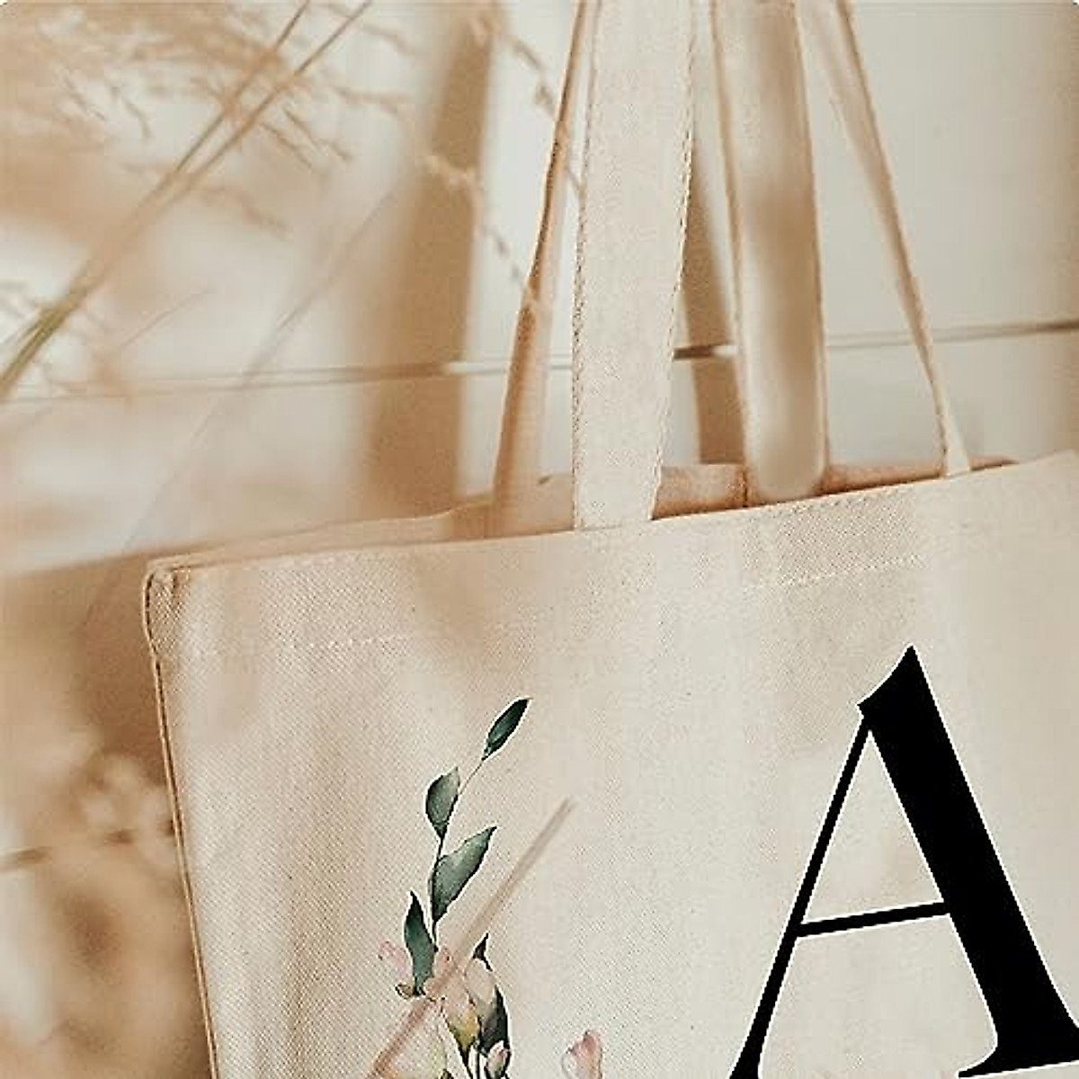 Zexpa Apparel Customized Bridesmaid Tote Bag For Personalized Bachelorette Hen Night Initial A