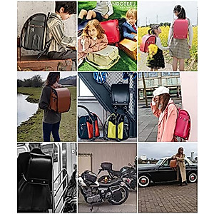 Baobab's wish Ransel Randoseru Japanese schoolbag Backpacks Lightweight & Sturdy Japan Backpacks With One-touch Switch (blue) (rbsb-012)