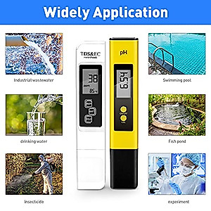 PH Meter, TDS PPM Meter, Soild PH Tester[Upgraded Version], 3 in 1 for Home Water and Garden Soil Use