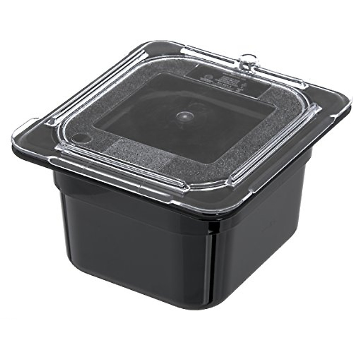 Carlisle FoodService Products 3068403-E Plastic Food Pan, 1/6 Size, 4 Inches Deep, Black