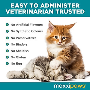 maxxipaws maxxicardio Heart & Cardiovascular Powder Supplement for Cats, 3.2oz