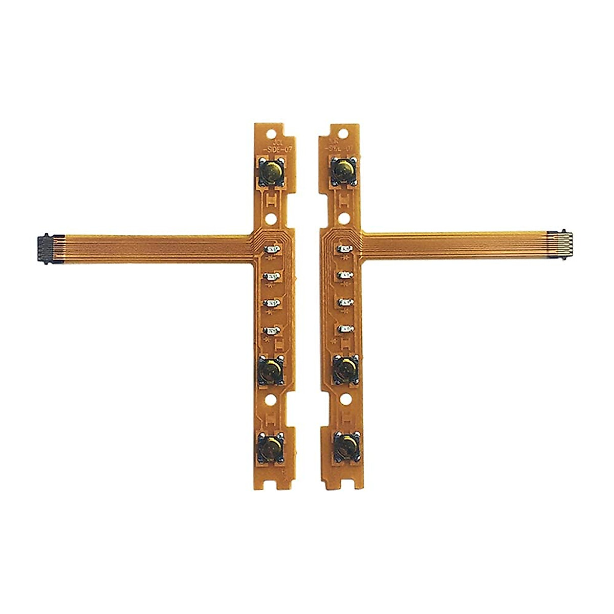 Rinbers Left Right Slide Rail Slider Bracket with Sensor Flex Cable Replacement with Repair Tool Kit for Nintendo Switch NS 2017 Joy-Con Controller Slide Bar (NOT for Console)