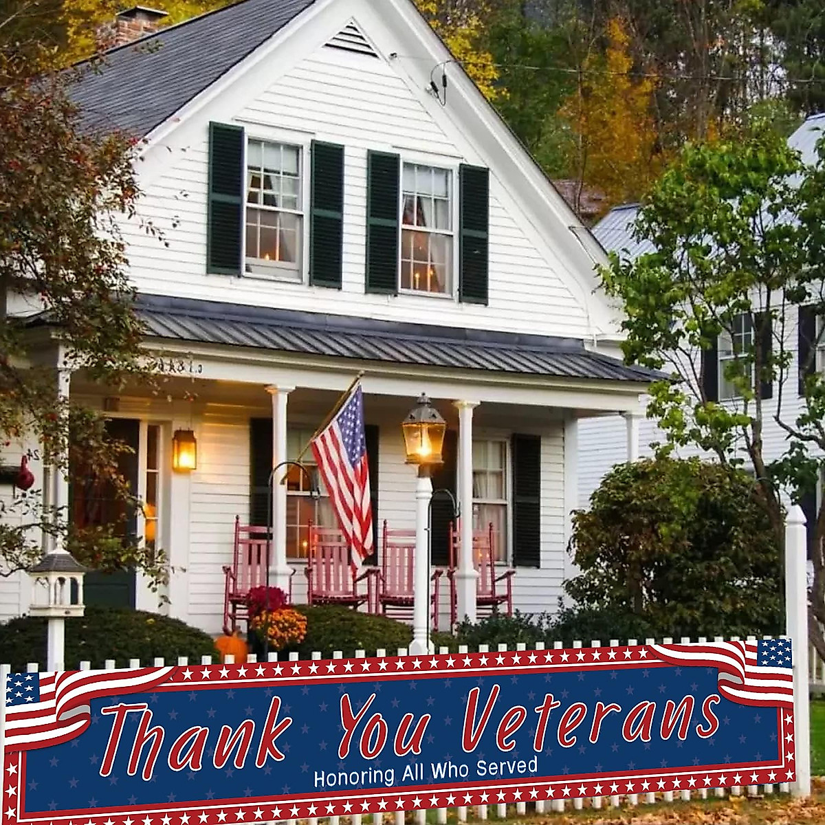 Thank You Veterans Banner, Veterans Day Decorations Outdoor, Veterans Day Banner, Veterans Day Yard Sign, Patriotic Veterans Day Outdoor Banner