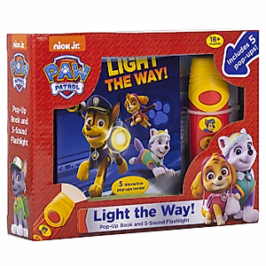 Nickelodeon PAW Patrol - Light the Way! A Little Flashlight Adventure Sound Book - PI Kids