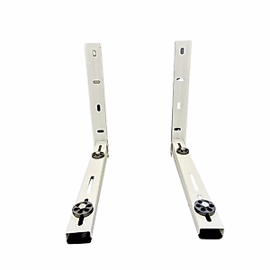 Heavy Duty Outdoor Bracket-Steel Plate, ,Air Conditioner Support Brackets,AC Bracket Stand for Mounting Mini Split Fits 7000-12000 Btu Units,Two-Way mounting Design,Support up to 260lbs.